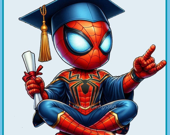 Spider Man Graduation Cap Topper, Spider Man Birrete De Graduación, 3D ...