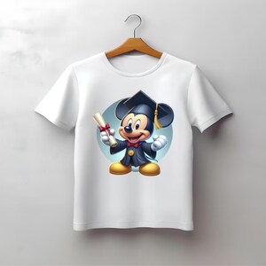 Mickey Mouse Diploma Watercolor Splash, Mickey Mouse Graduation ...