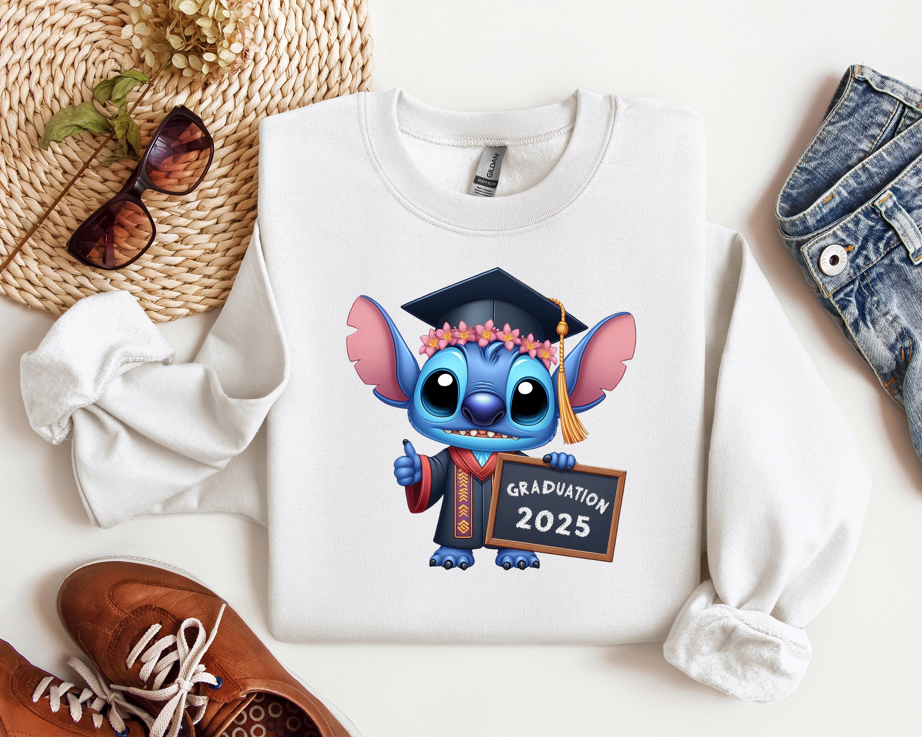 Stitch Graduation 2025 Clipart Images, Stitch Graduation Svg, Stitch ...