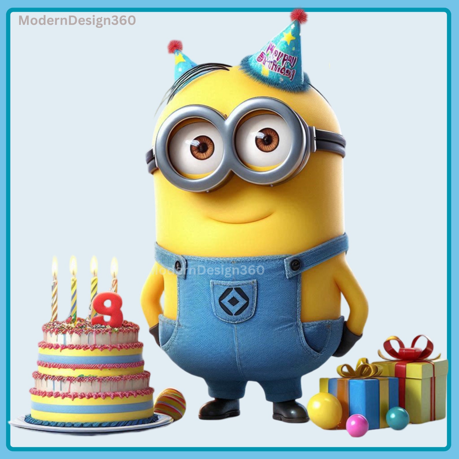 5 Minions Birthday Digital Images Minion PNG Minions Bundle Minions ...