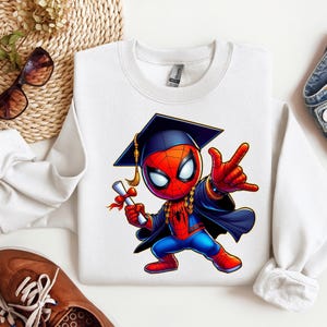 Cute Spidey Diploma, Graduation Watercolor Splash, Clipart Images ...
