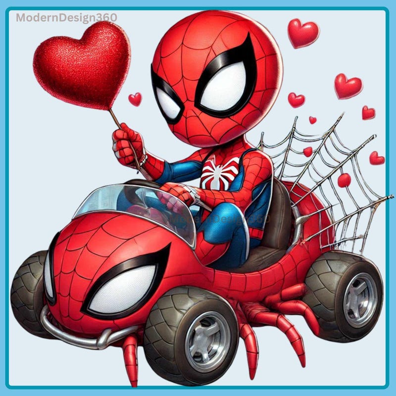 Baby Spiderman Valentine - Etsy
