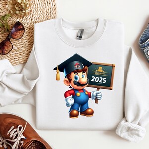 Mario Diploma Graduation Watercolor Splash, Clipart Images, Graphics ...