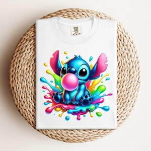 Stitch Bubblegum Design | Cute Stitch Clipart | PNG File | Lilo and ...