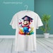 Mario Diploma Graduation Watercolor Splash, Clipart Images, Mario ...