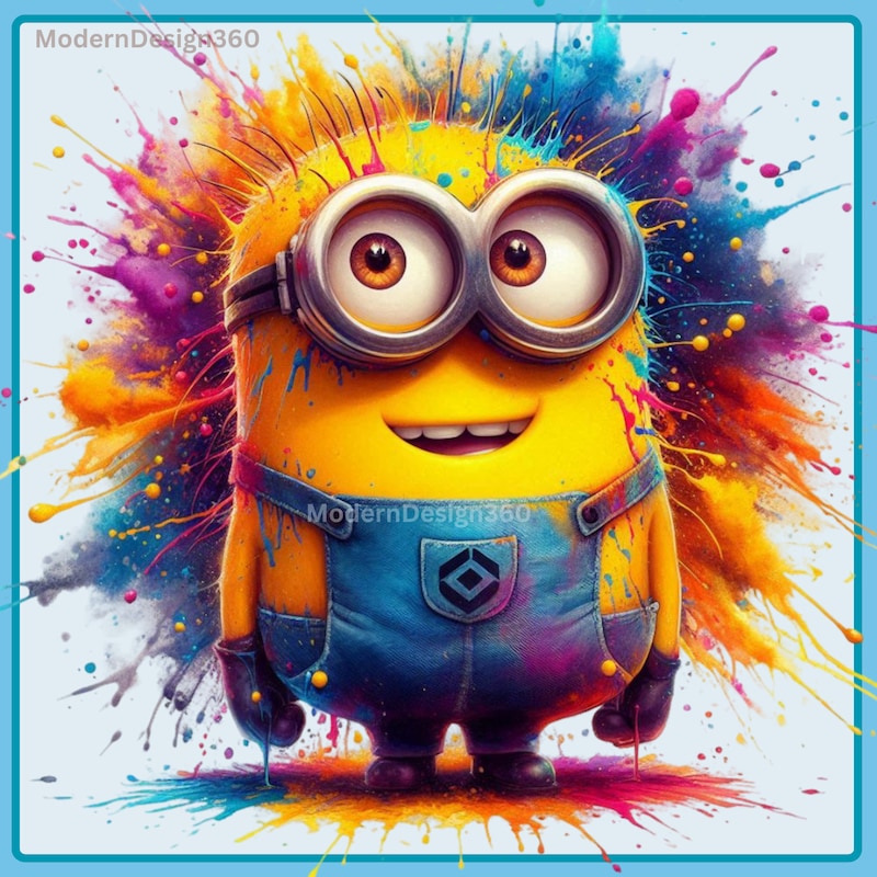 Minion Art - Etsy