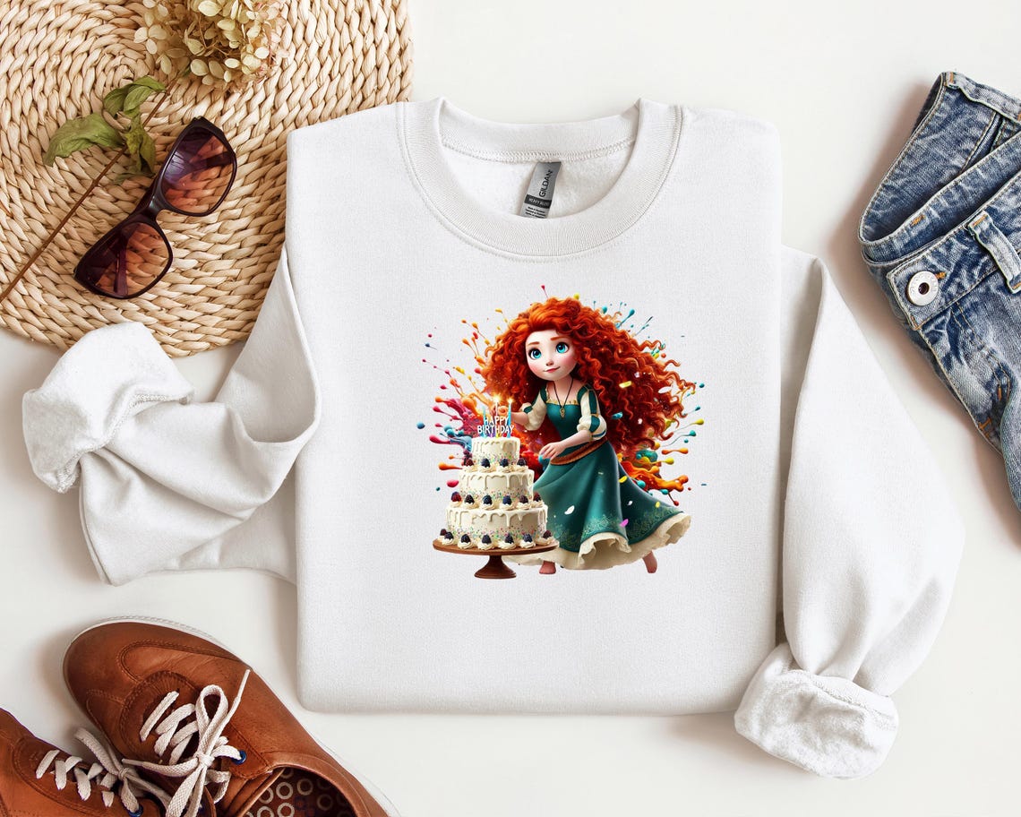 Merida Birthday Watercolor Splash, Clipart Images, Graphics and Artwork ...