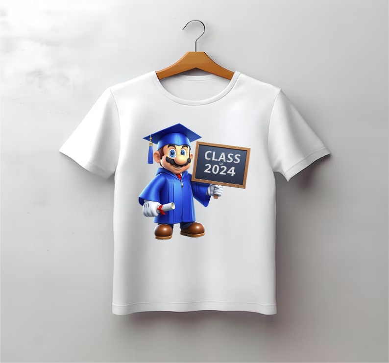 Mario Diploma Graduation Watercolor Splash, Clipart Images, Graphics ...