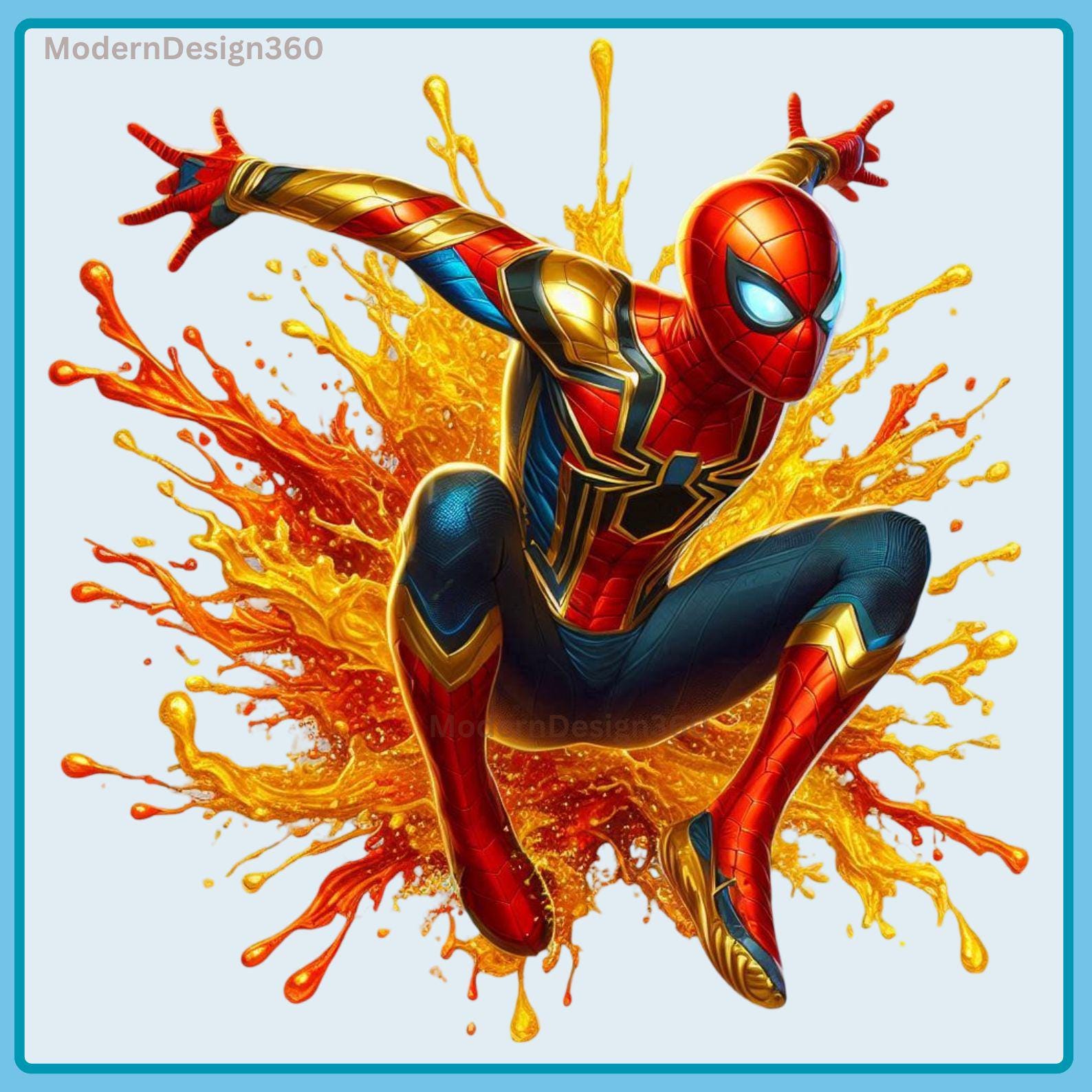 1 Spiderman PNG Digital Instant Download | Spiderman Sublimation ...