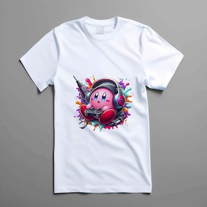 Kirby Gamer Watercolor Splash | Clipart Images | Graphics and Artwork ...