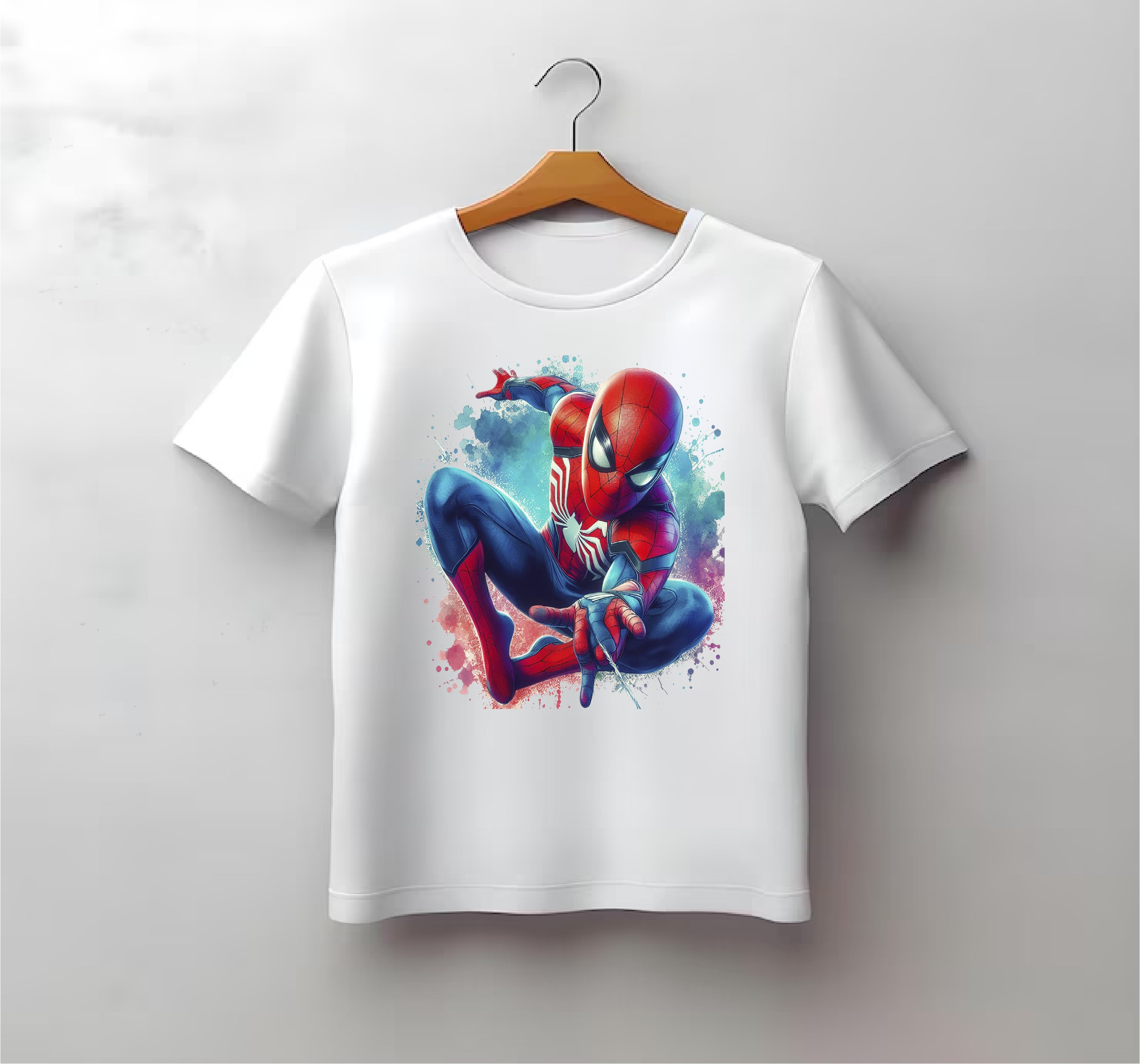 Spiderman Clipart , Spiderman Watercolor Design, Spiderman Png ...