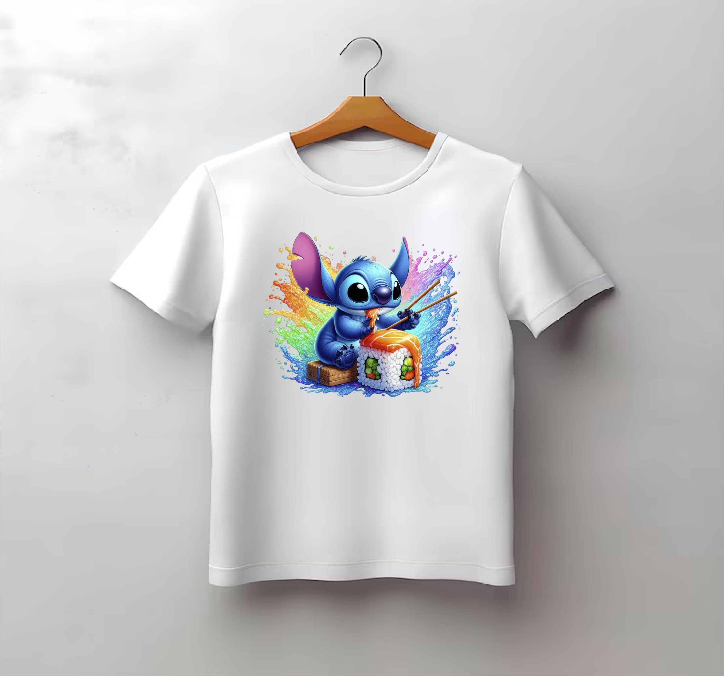 Stitch Sushi Watercolor Splash Clipart Images Graphics and Artwork ...