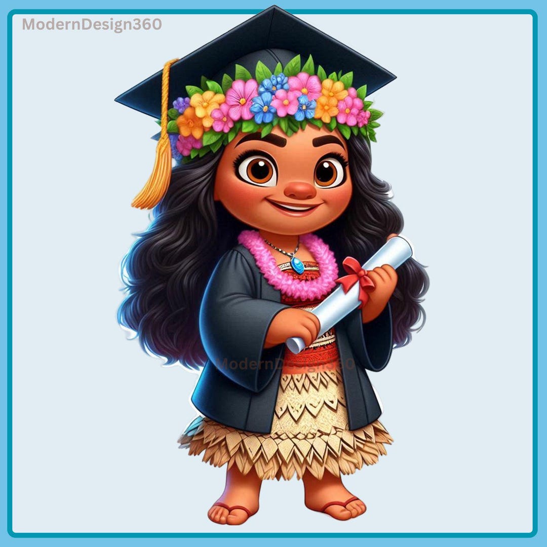 Moana Graduation Design | Moana PNG Clipart | Princess Moana PNG ...
