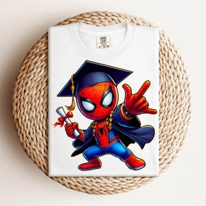 Cute Spidey Diploma, Graduation Watercolor Splash, Clipart Images ...