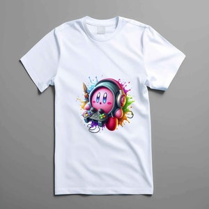 Kirby Gamer Watercolor Splash | Clipart Images | Graphics and Artwork ...