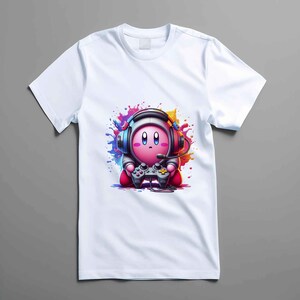 Kirby Gamer Watercolor Splash | Clipart Images | Graphics and Artwork ...