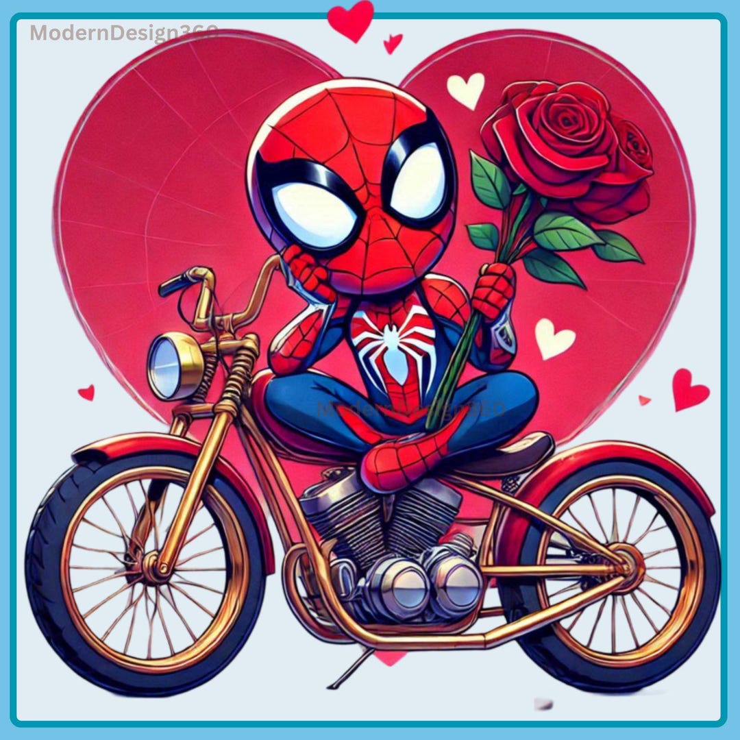 Valentine Spider Png, Spider Valentine Png, Cute Baby Superhero Png ...