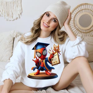 Cute Spidey Diploma, Graduation Watercolor Splash, Clipart Images ...