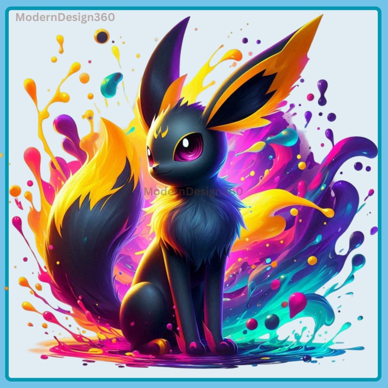 Umbreon Watercolor Splash | Clipart Images | Graphics and Artwork ...