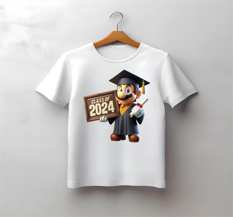 Mario Diploma Graduation Watercolor Splash, Clipart Images, Graphics ...