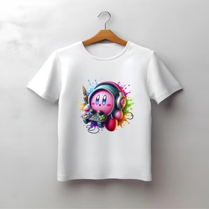 Kirby Gamer Watercolor Splash | Clipart Images | Graphics and Artwork ...
