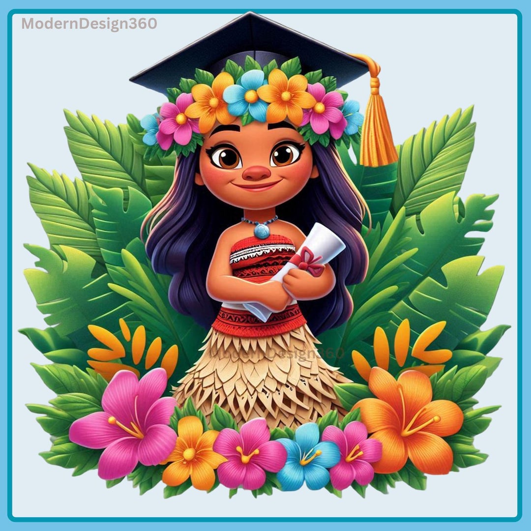 Moana Graduation Design | Moana PNG Clipart | Princess Moana PNG ...