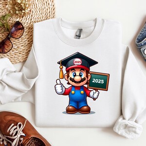 Mario Diploma Graduation Watercolor Splash, Clipart Images, Graphics ...