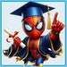 Cute Spidey Diploma, Graduation Watercolor Splash, Clipart Images ...