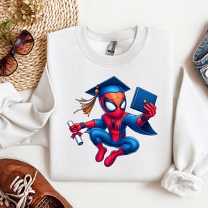 Cute Spidey Diploma, Graduation Watercolor Splash, Clipart Images ...