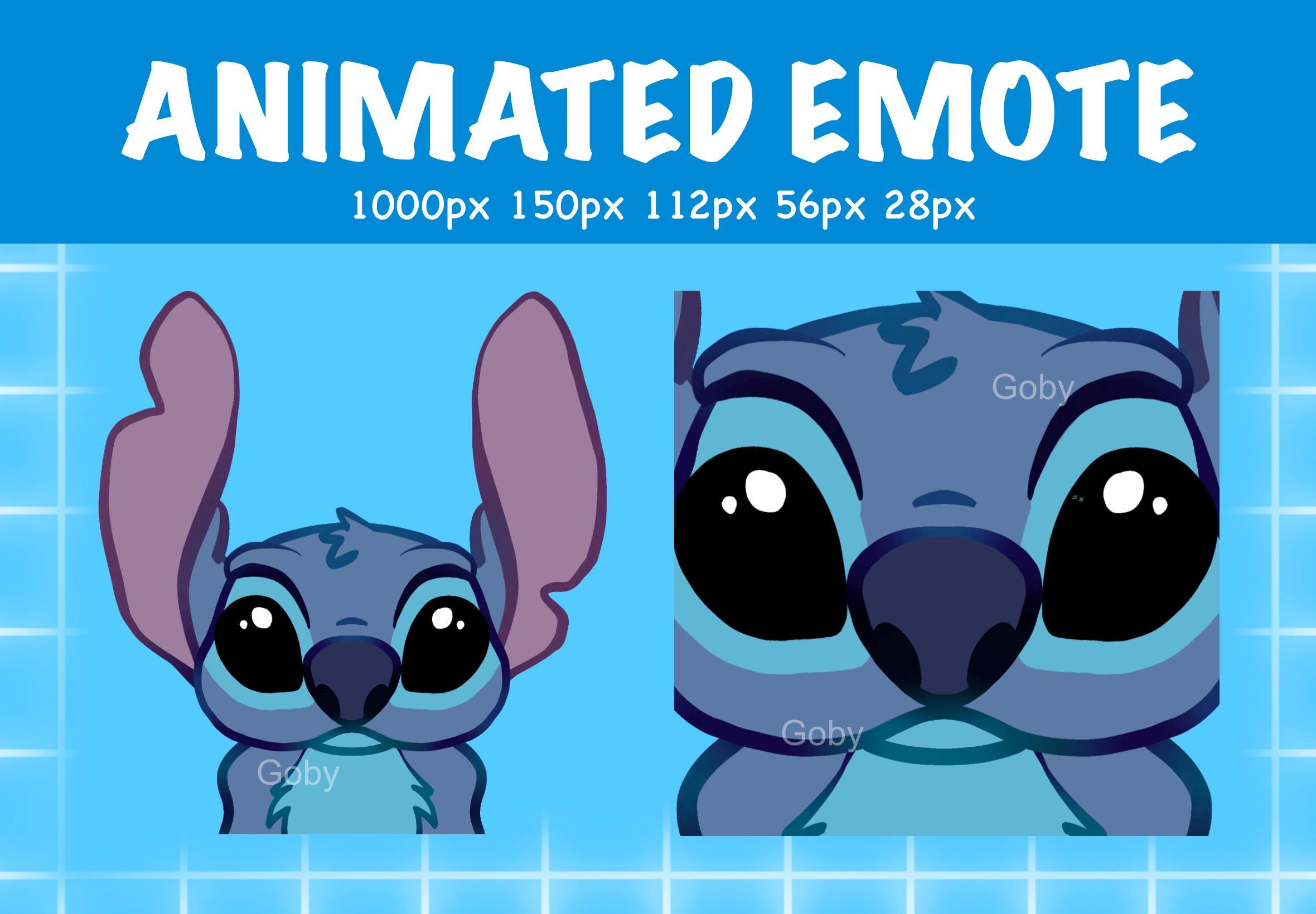 Stitch Emote Twitch Animated, Transparent, Anime, Discord, Lilo and ...