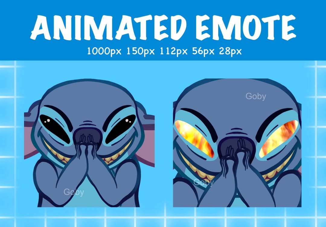 Stitch Emote Twitch Animated, Evil, Transparent, Anime, Discord, Lilo ...