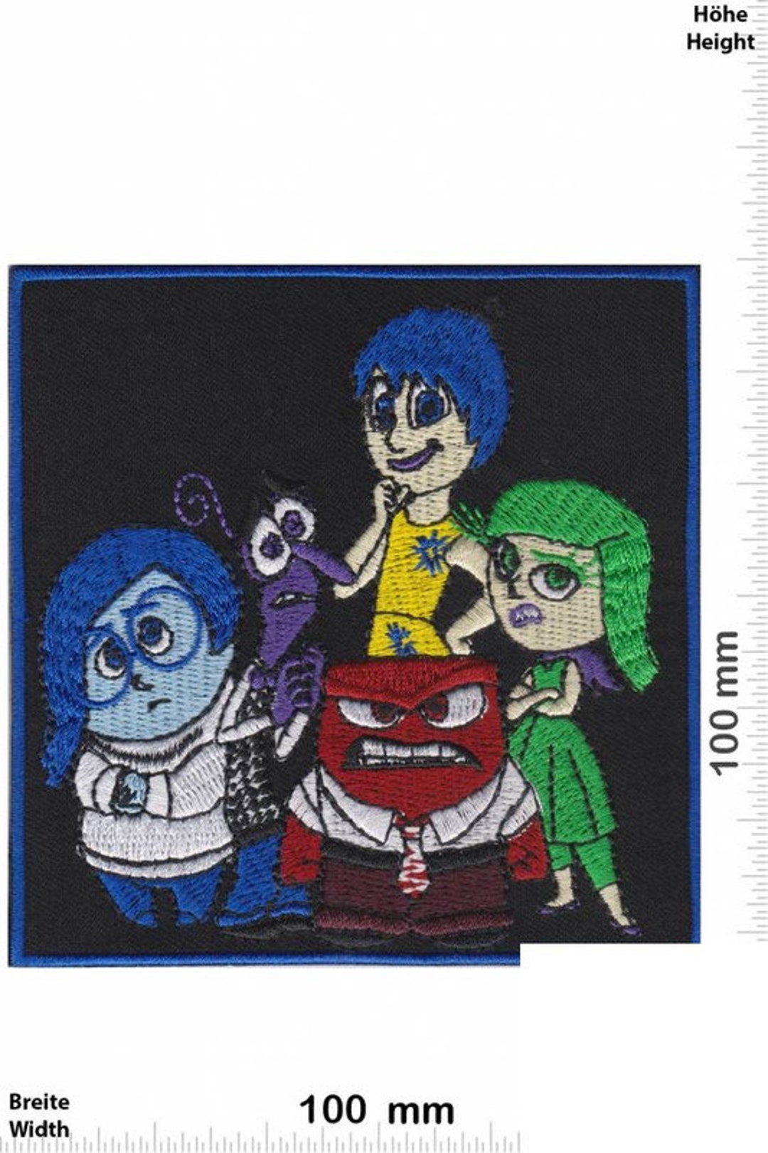 Inside Out Alles Steht Kopf Hq Embroidered Patch Badge Applique Iron On ...