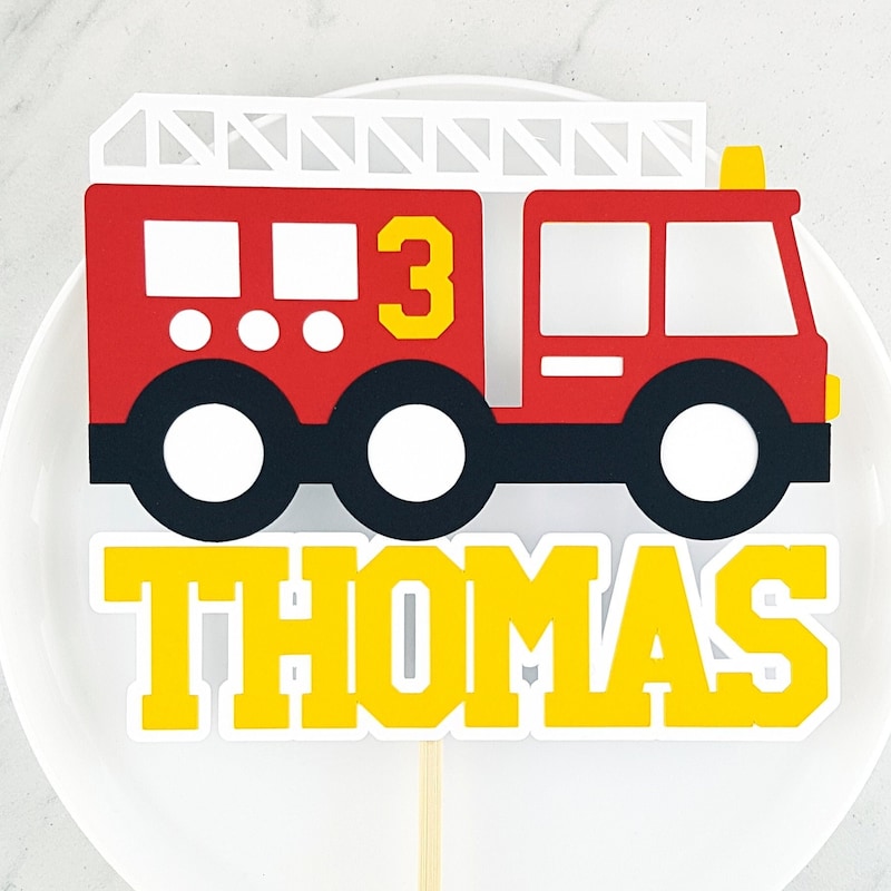 Fireman Cake Topper - Etsy