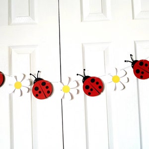 Ladybug Party Garland. Ladybug Banner. Ladybug Bunting. First Birthday ...