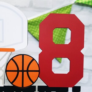Basketball Cake Topper. Basketball Party Decorations. Basketball ...