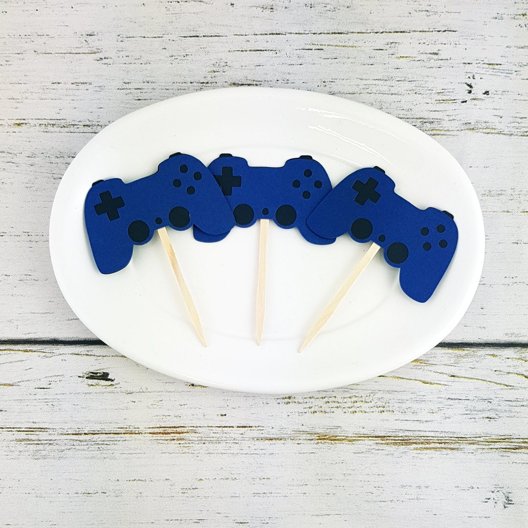 Gamer Cupcake Toppers. Game Controller Cupcake Toppers. - Etsy