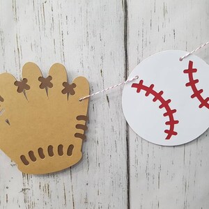 Baseball Party Garland. Baseball Glove and Ball Garland. Baseball ...