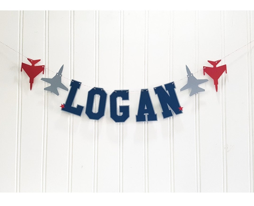 Jet Fighter Plane Party Banner. Two Fly Banner. Top One Banner. Time ...