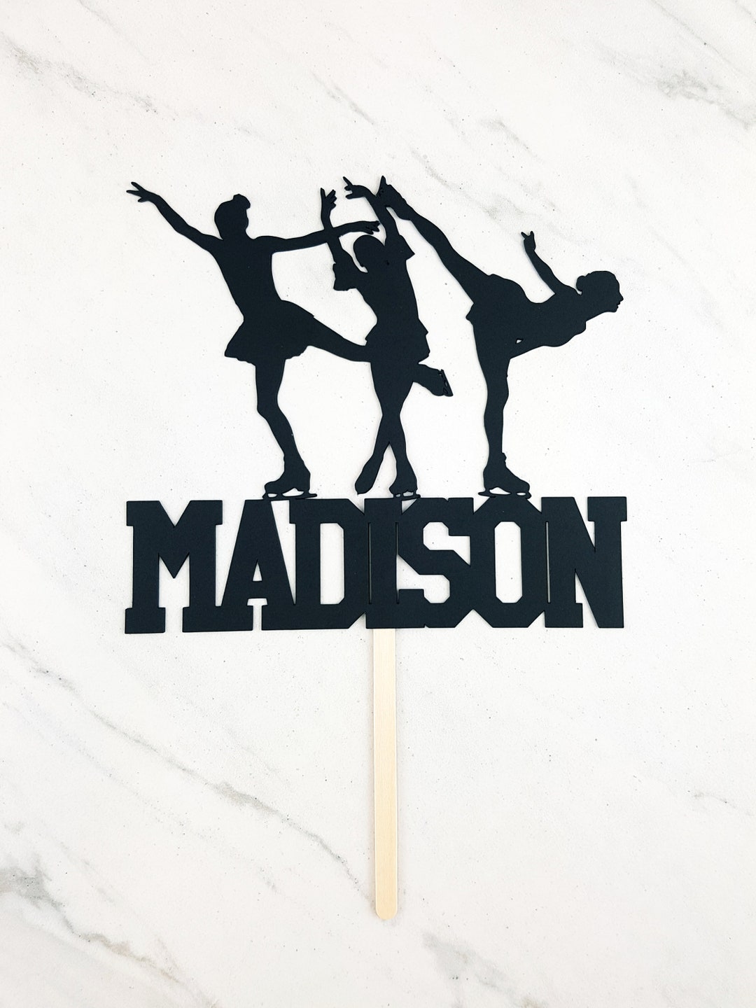 Personalized Figure Skater Cake Topper. - Etsy