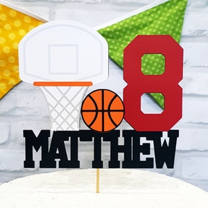 Basketball Cake Topper. Basketball Party Decorations. Basketball ...