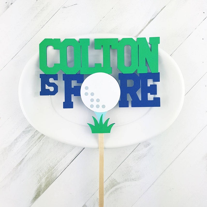 Golf Cake Topper - Etsy