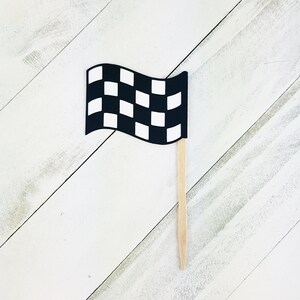 Checkered Flag Cupcake Toppers. Monster Truck Cupcake Toppers. Truck ...