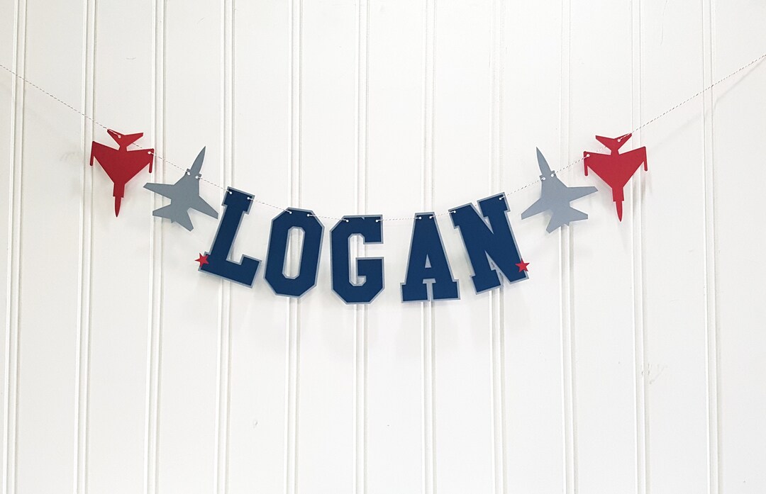 Jet Fighter Plane Party Banner. Two Fly Banner. Top One Banner. Time ...