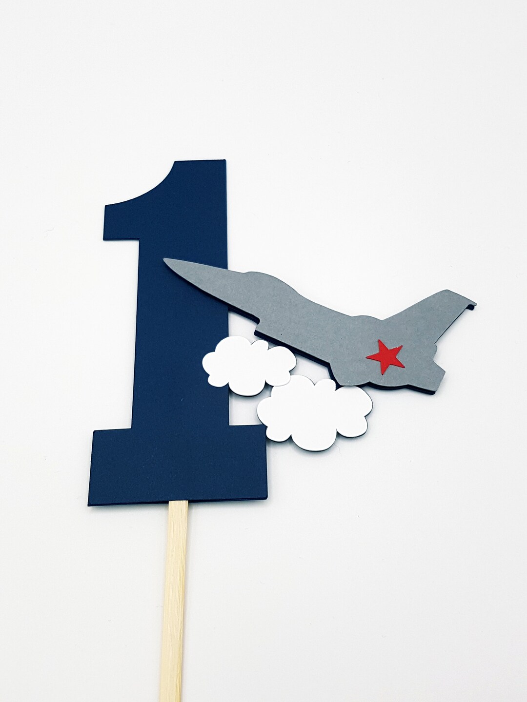 Jet Aircraft Cake Smash Topper. Jet Themed Party Décor. First Birthday ...
