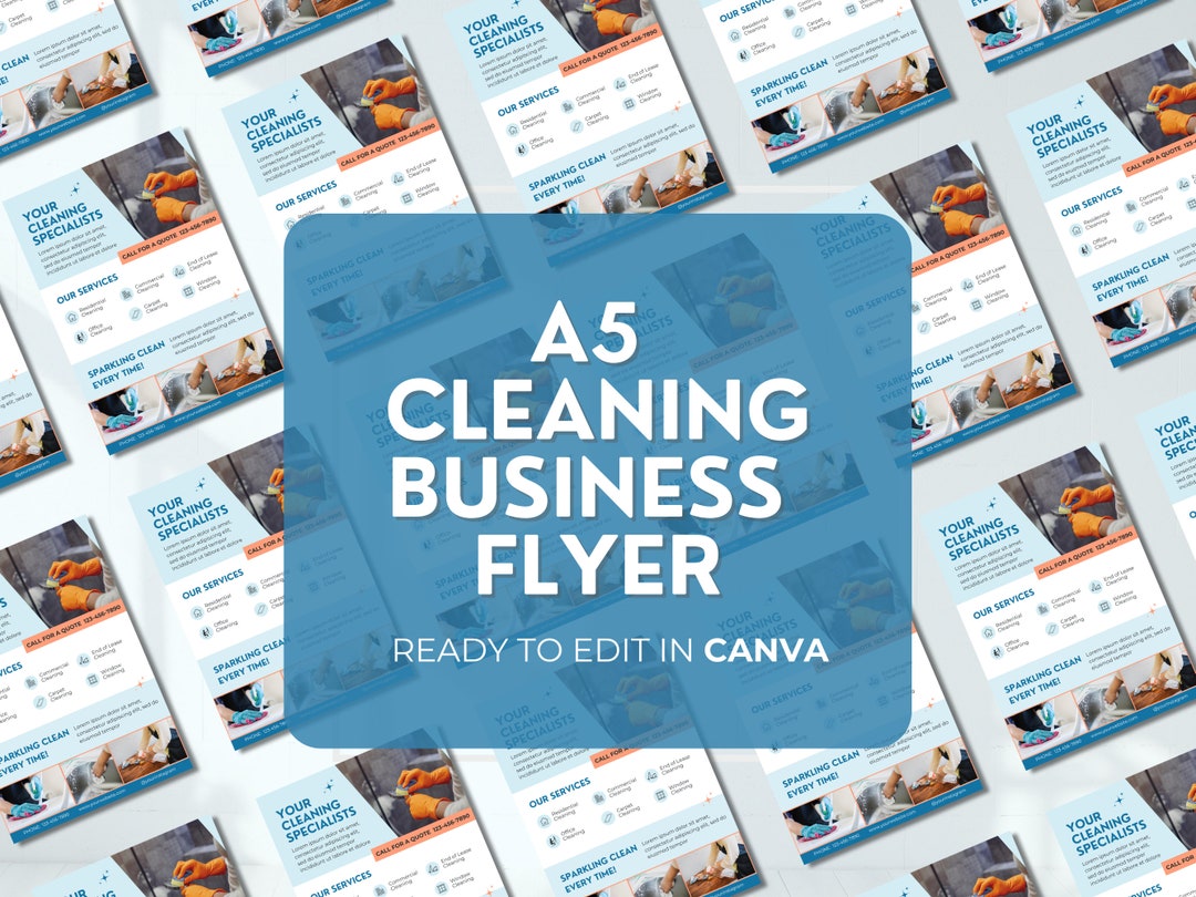 Cleaning Business Flyer Template INSTANT DOWNLOAD Cleaning Business ...