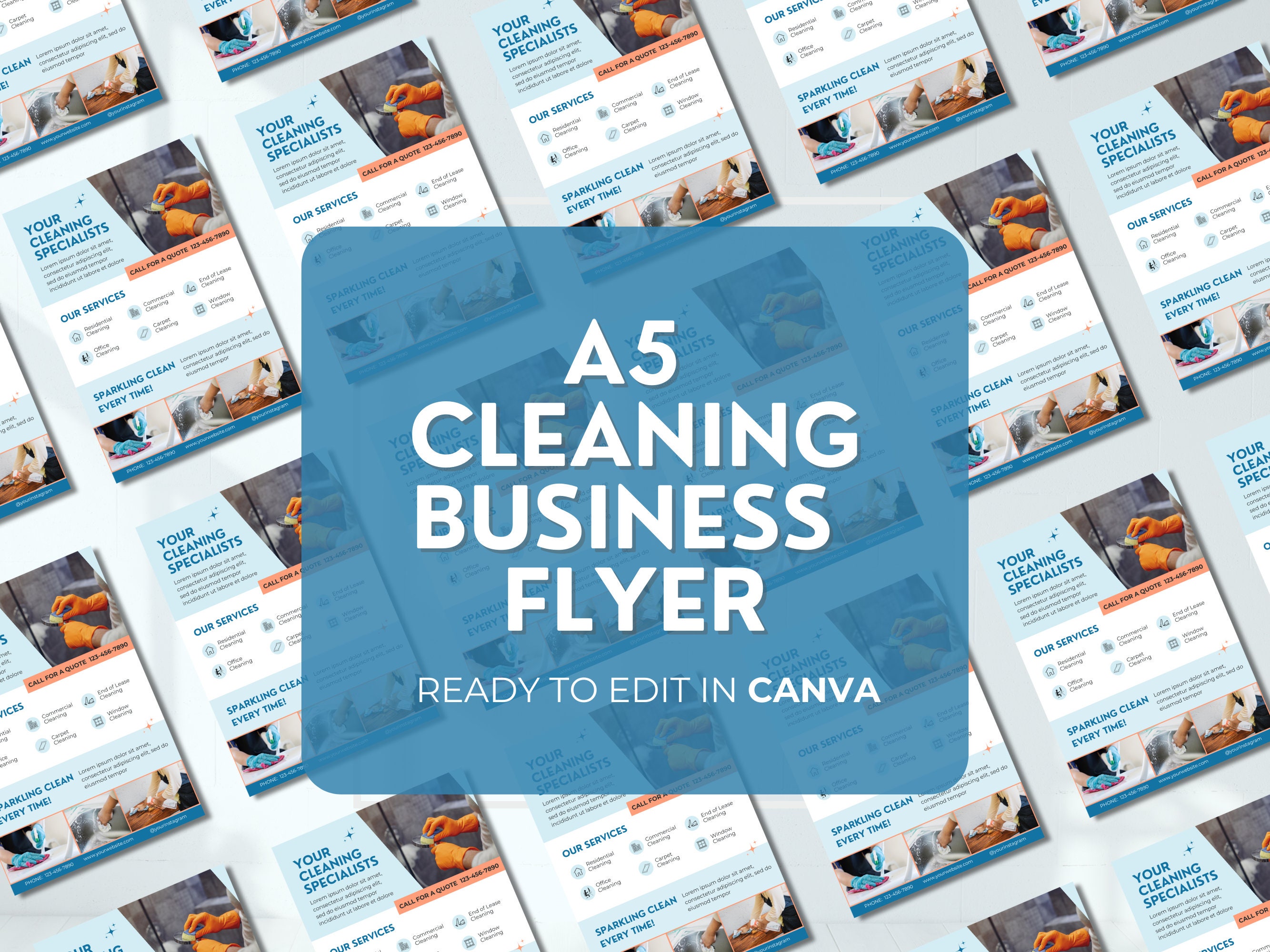 Cleaning Business Flyer Template - INSTANT DOWNLOAD - Cleaning Business ...