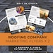 Roofing Business Flyer Template, Roof Repair DIY Pamphlet, Roofing ...