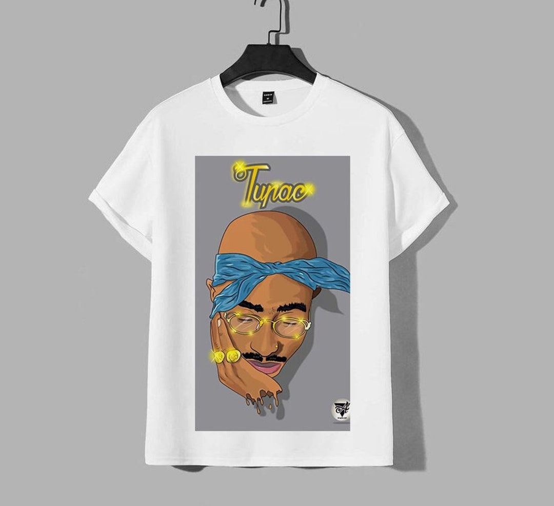 Tupac Shakur Bootleg Rap Tee 90s Rap Shirt 2pac Shirt Hip Hop Gift ...