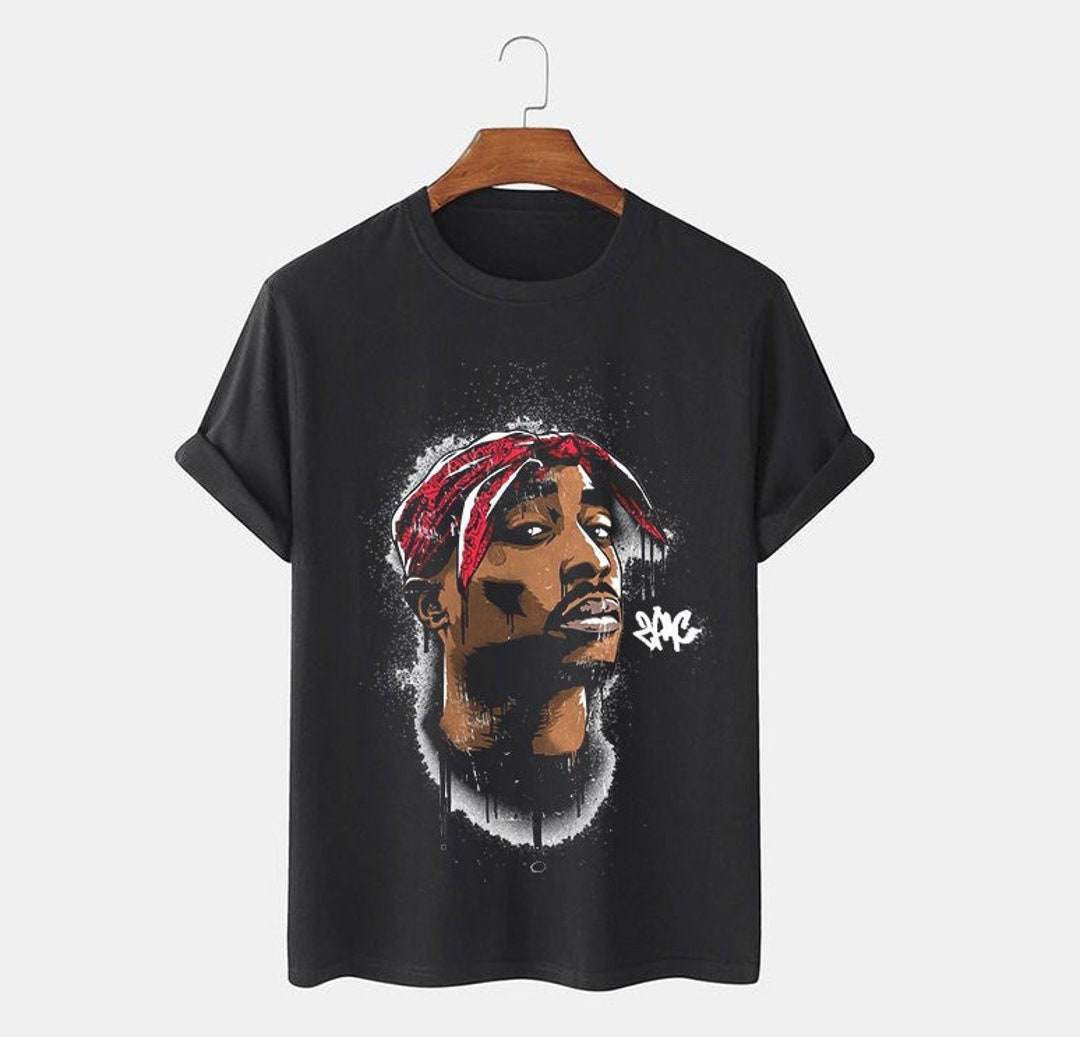 Tupac Shakur Bootleg Rap Tee 90s Rap Shirt 2pac Shirt Hip Hop Gift ...