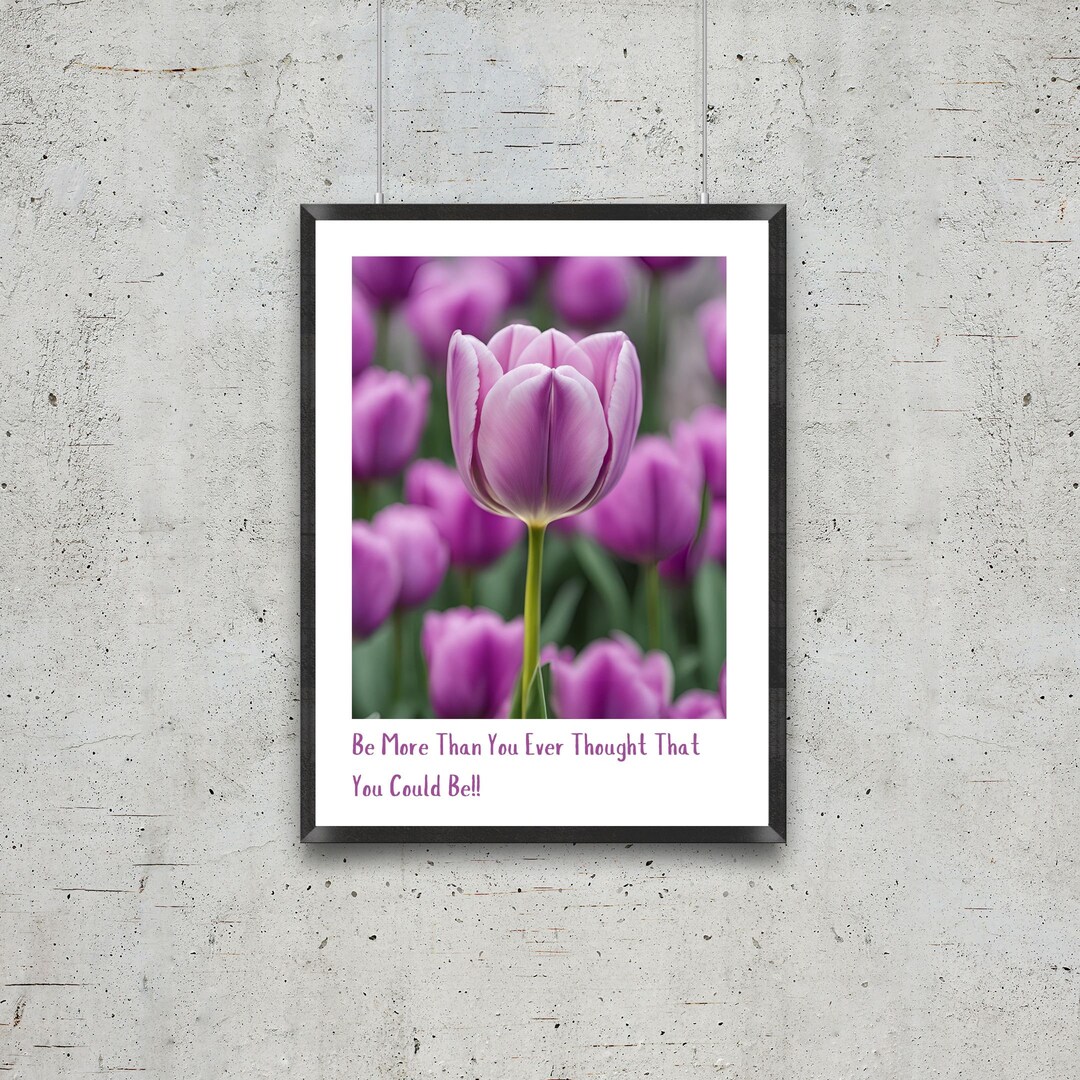 Minimalist Positive Quote Digital Print for Wall Decor, Photo Frames ...